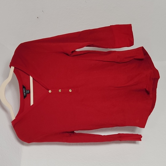 Ralph Lauren | Shirts | Lauren Ralph Lauren Red Henly | Poshmark
